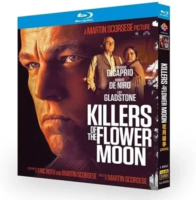 Killers of the Flower Moon Blu-ray BD Movie All Region 1 Disc Boxed ...