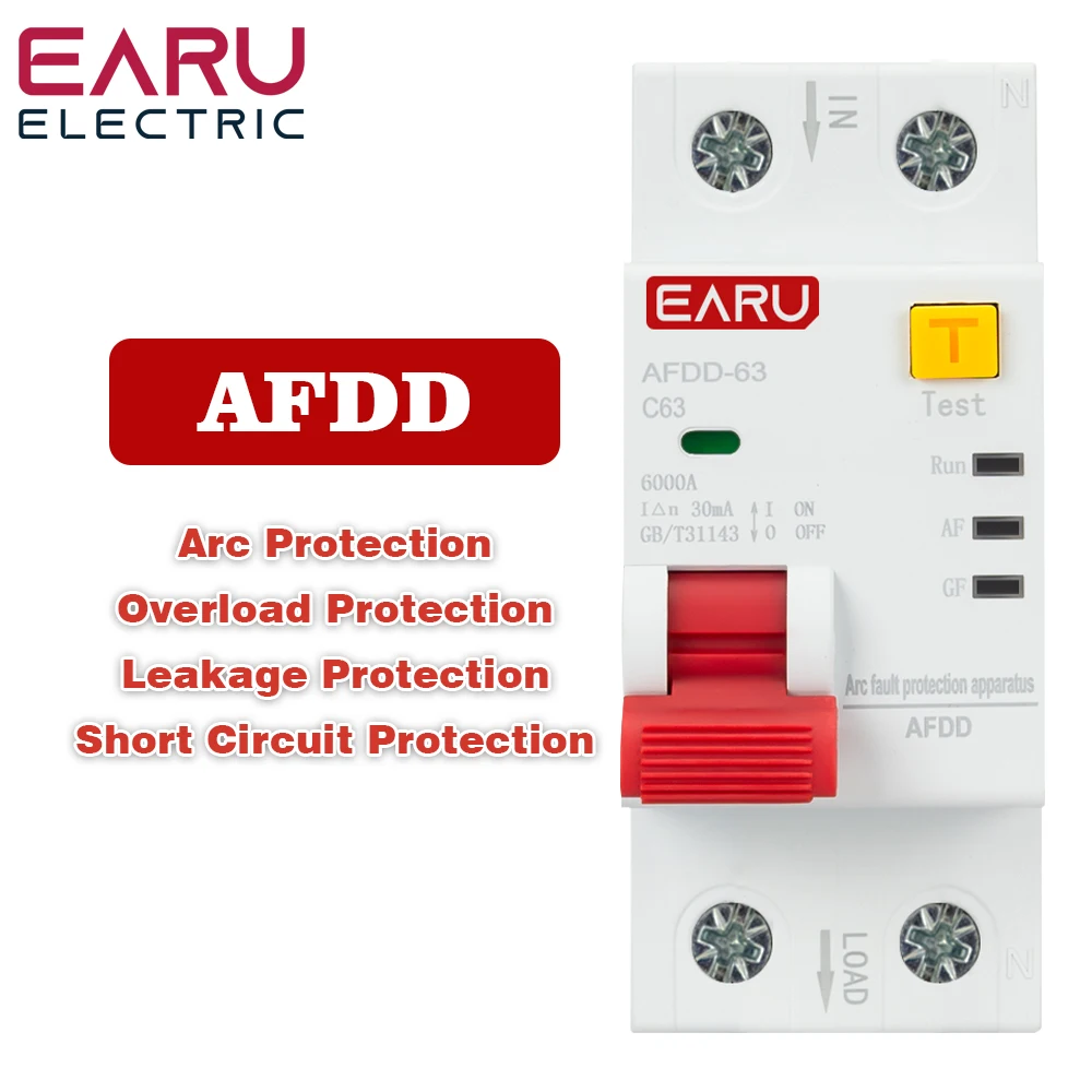AFDD-Fault-Arc-Protector-Circuit-Breaker-Main-Switch-RCBO-MCB-Short ...