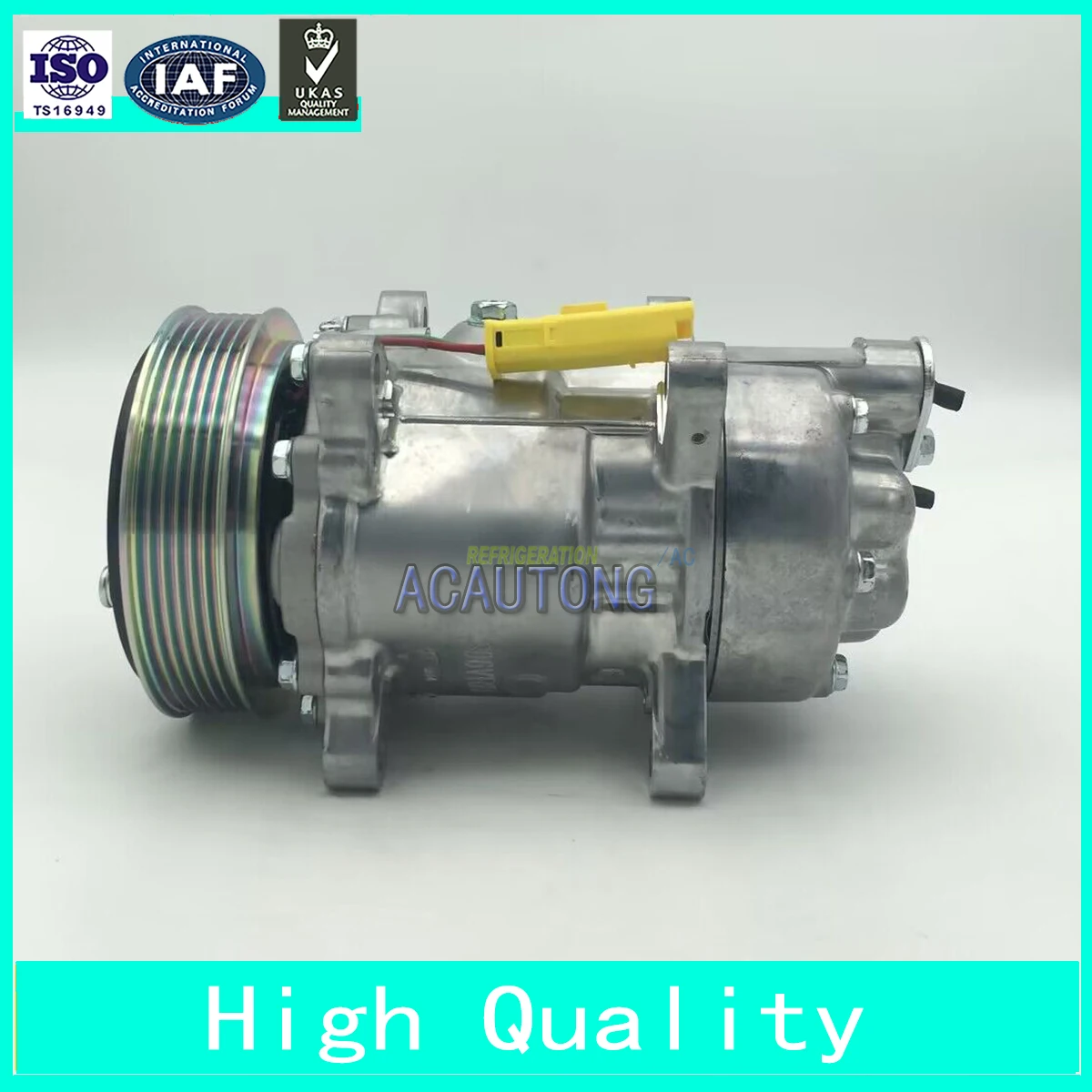 SD7V16-Ac-Compressor-for-Peugeot-5008-406-807-607-Citroen-Fiat-Lancia ...