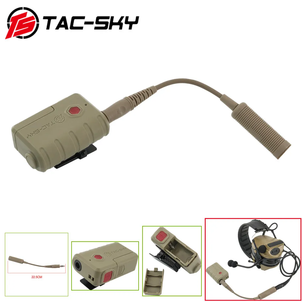 TAC-SKY-Tactical-PPT-Headset-Adapter-Bluetooth-Ptt-for-FCS-AMP-MSA ...