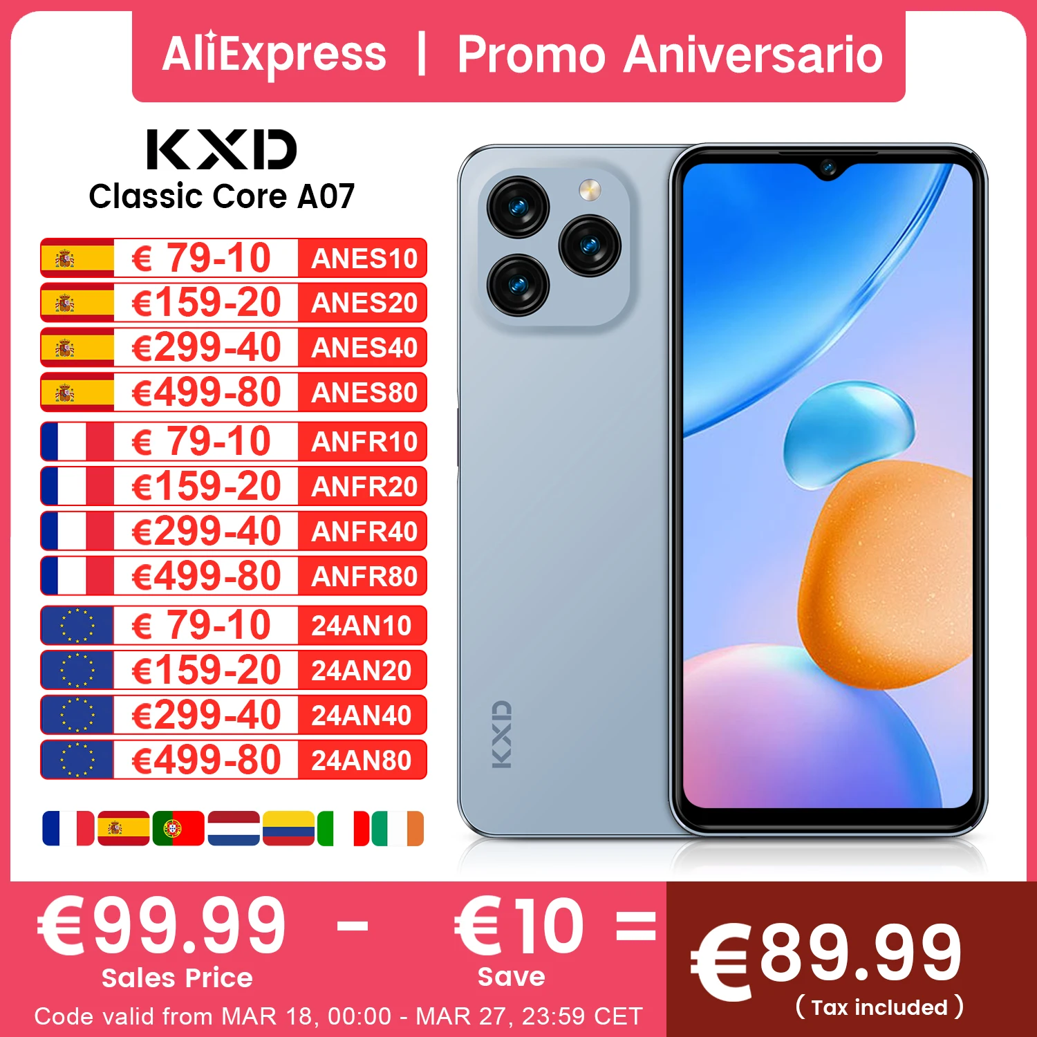 KXD-tel-fono-inteligente-A07-Smartphone-con-pantalla-HD-de-6-52 ...