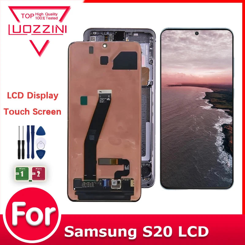 Tela-de-toque-lcd-super-oled-para-samsung-galaxy-s20-g980-g980f-com ...