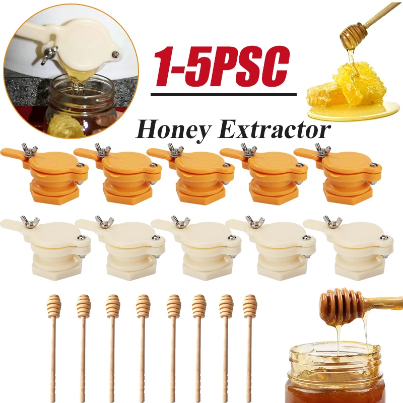 1-5PCS-Bottling-Honey-Extractor-Hive-Equipments-Honey-Taps-Gate-Valve ...