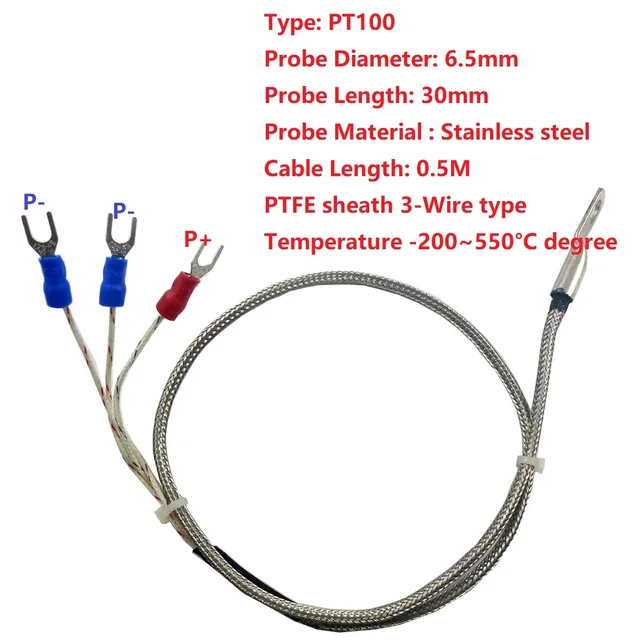 4ch 500 Celsius PT100 Thermocouple RTD emperature Sensor RS485 ...