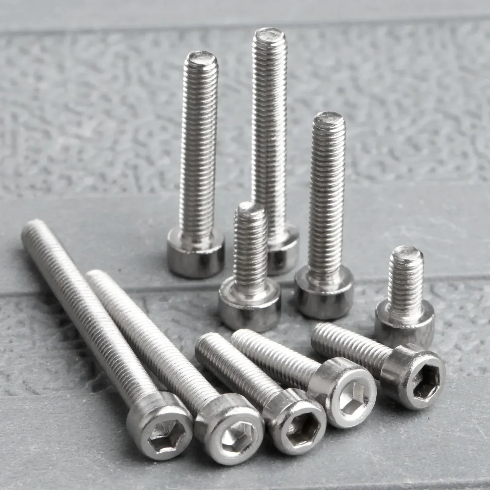 50Pcs-Stainless-Steel-M3-Screws-Allen-Hex-Socket-Head-Wood-Screw-Bolt ...