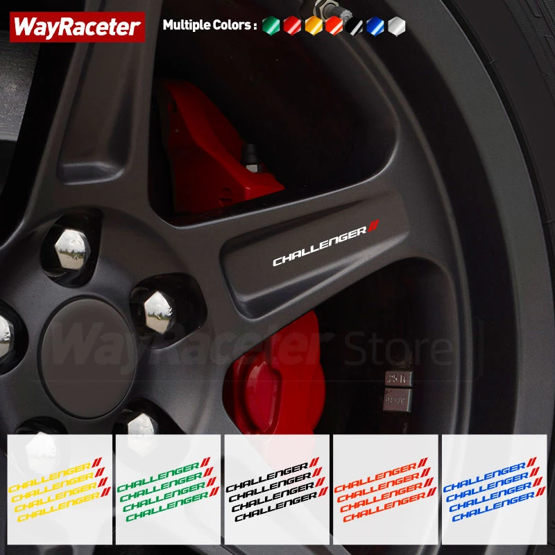 4 Pcs Car Tires Alloy Rim Wheel Sticker Reflective Graphics Vinyl Decal ...