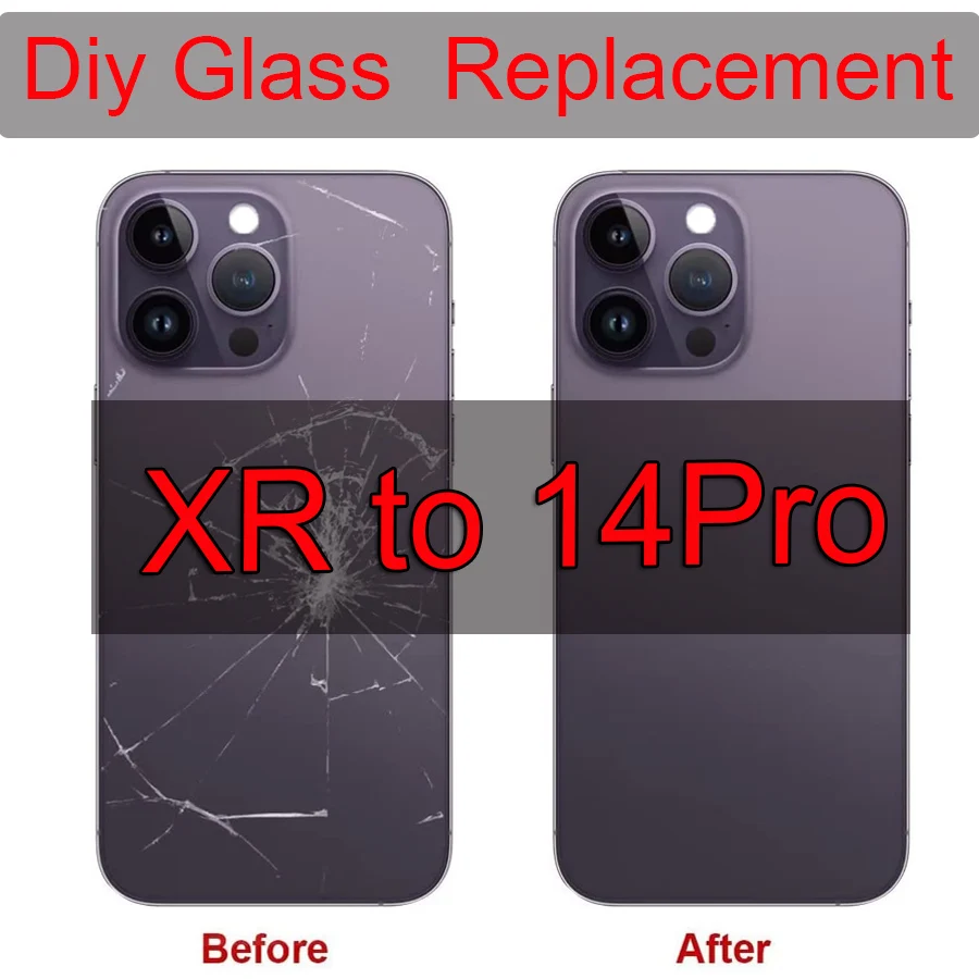 OEM DIY 후면 유리 교체 아이폰 XR 같은 14 Pro 6.1 인치 3M 접착제 (Orignal XR)| | - AliExpress