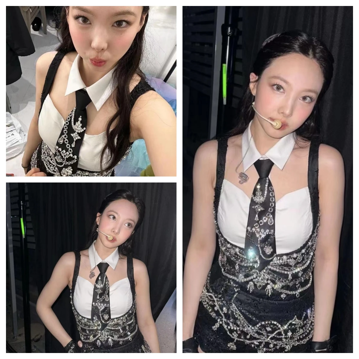 Kpop-Girl-Group-Jazz-Dance-Sexy-White-Blouses-Tops-Singer-Stage-Costume ...