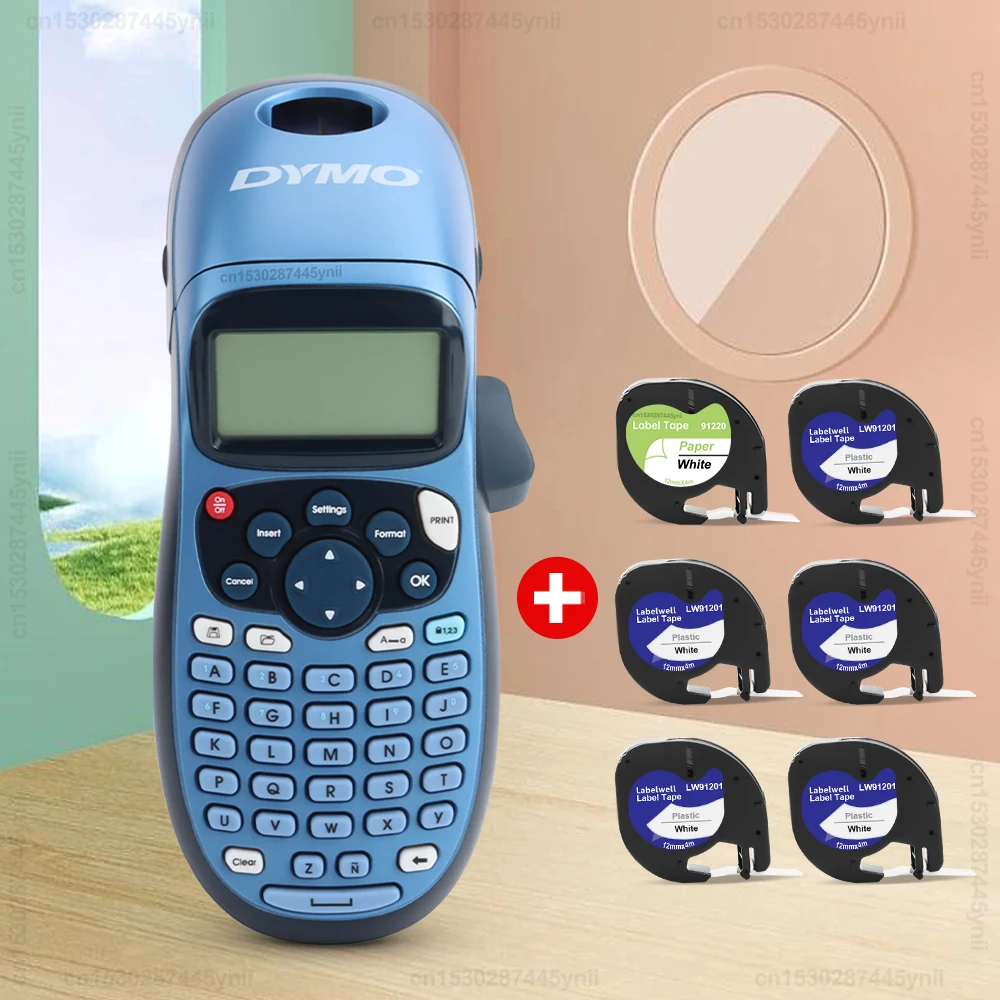 Handheld-Label-Maker-Dymo-LT100H-Label-Printer-Portable-Adhesive ...