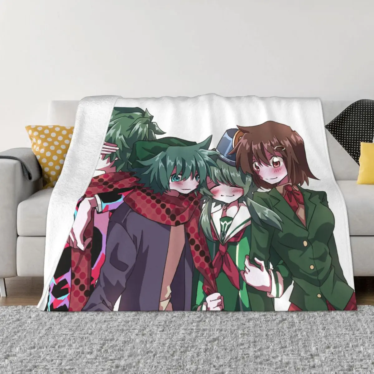 Sou Kanna Kugie Shin Your Turn To Die Fleece Throw Blankets YTTD Anime ...