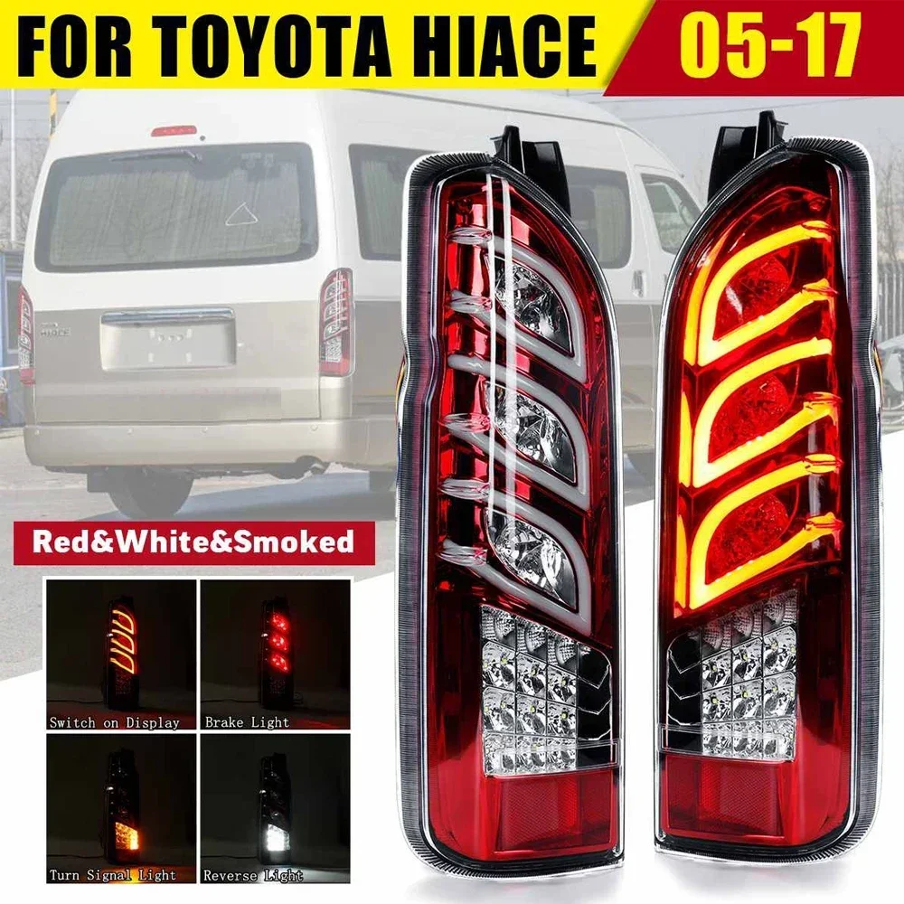 LED Tail Light Assembly for Toyota Hiace 2005 2006 2007 2008 2009 2010 ...