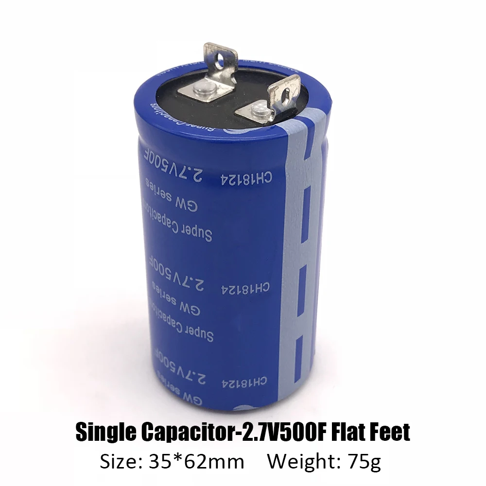 Super Fatra Capacitance-2.7V-500F-Flat Angle Fixed Angle Capacitor 2.7V ...