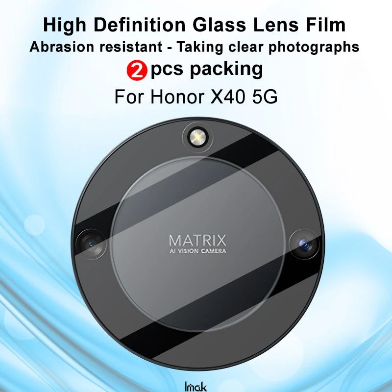 2pcs For Honor X40 5G Camera Lens Film IMAK High Definition Clear ...