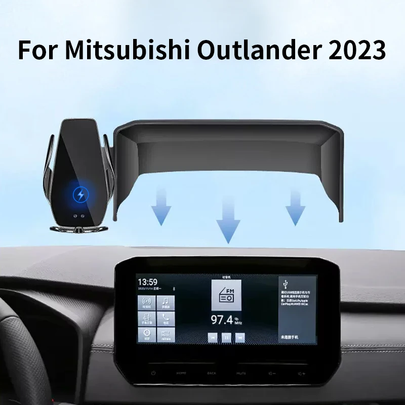 Car-Phone-Holder-For-Mitsubishi-Outlander-2023-Screen-navigation ...