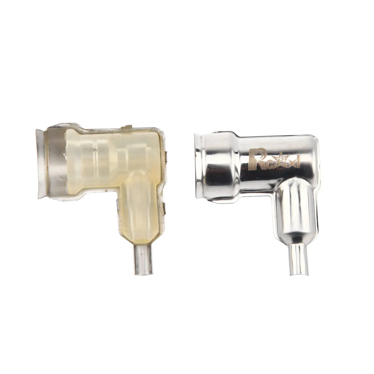 Rcexl Spark Plug Caps And Boots for NGK BMR6A 14MM KIT 90 Degree Spark ...