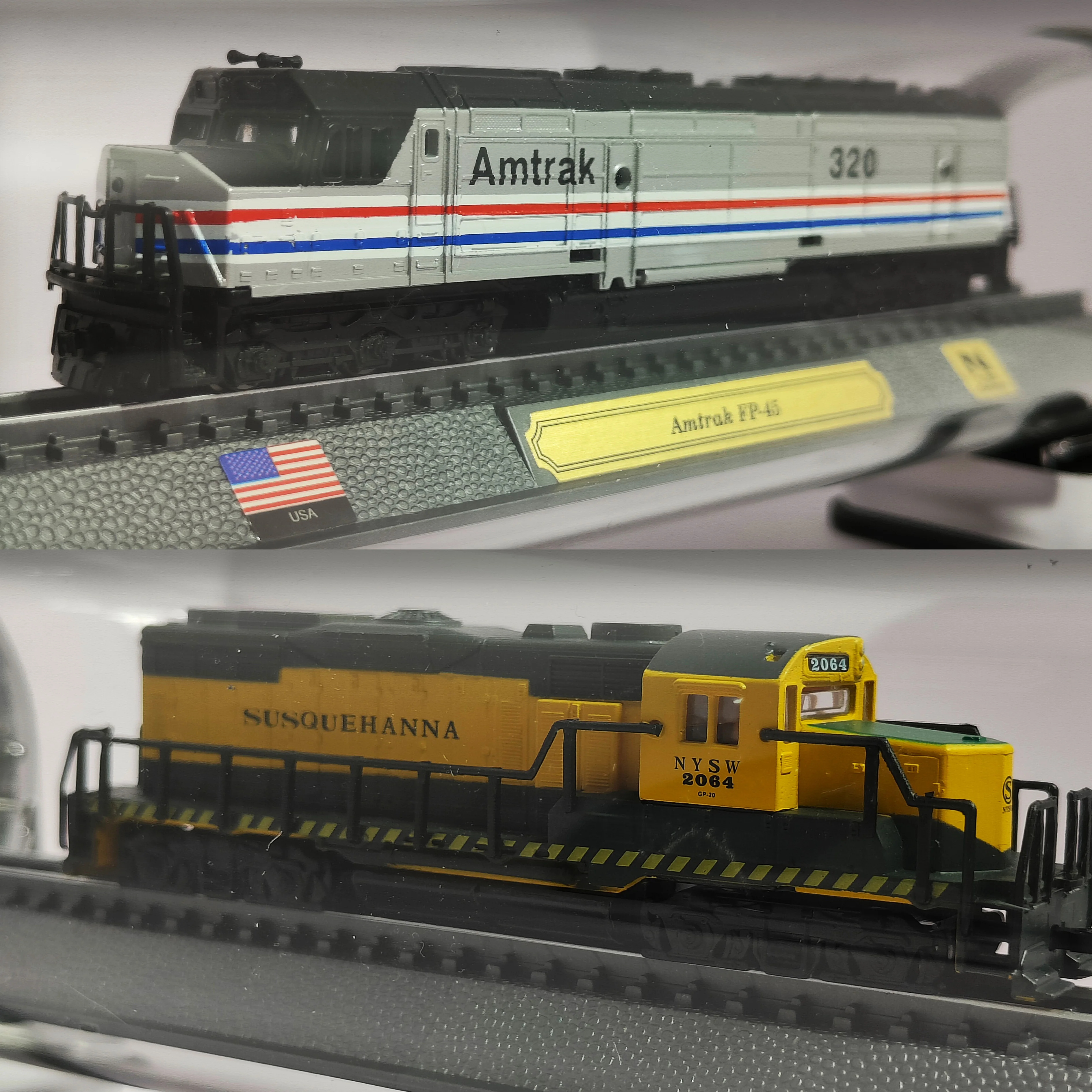 N-scale static model train set with dust cover and tracks - a medieval ...