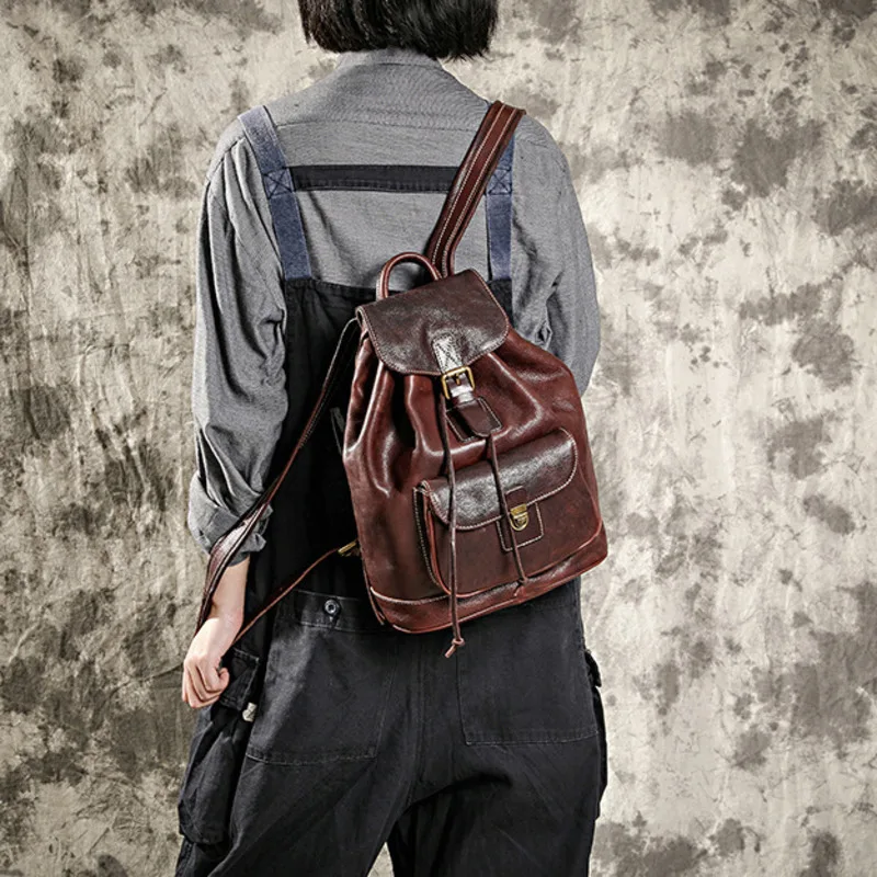 New-Luxury-Women-Leather-Backpacks-Ladies-Genuine-Leather-Luxury ...