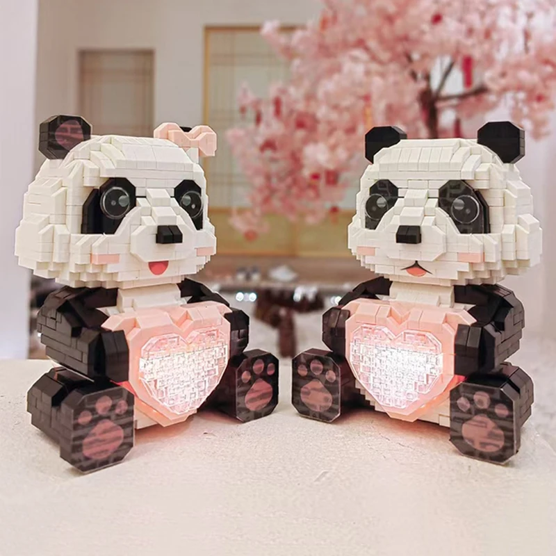Creative-Animal-Building-Blocks-Cute-Panda-Diamond-Blocks-Toys-for ...