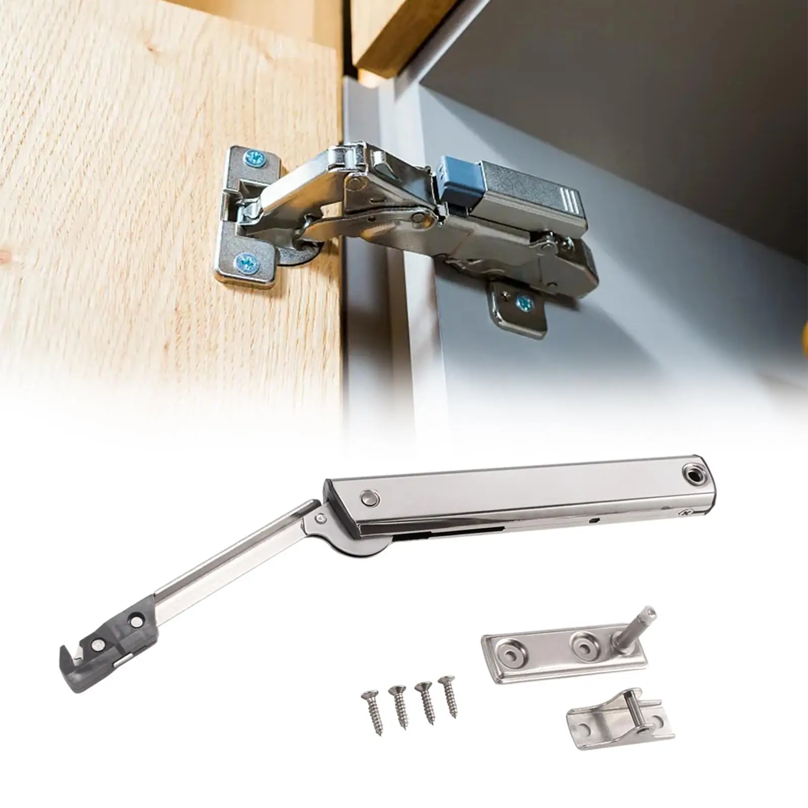Randomly-Stop-Hinge-Lift-up-Stay-Support-Hinge-Cupboard-Closet-Easy-to ...