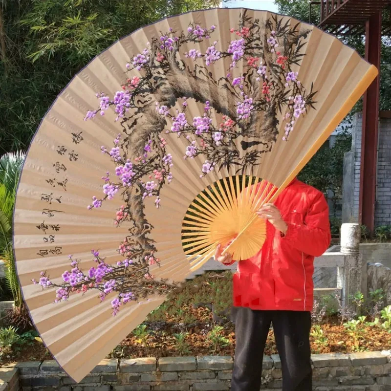 Large-Decoration-Fan-Chinese-Classical-Wall-Mount-Paper-Folding-Fan ...