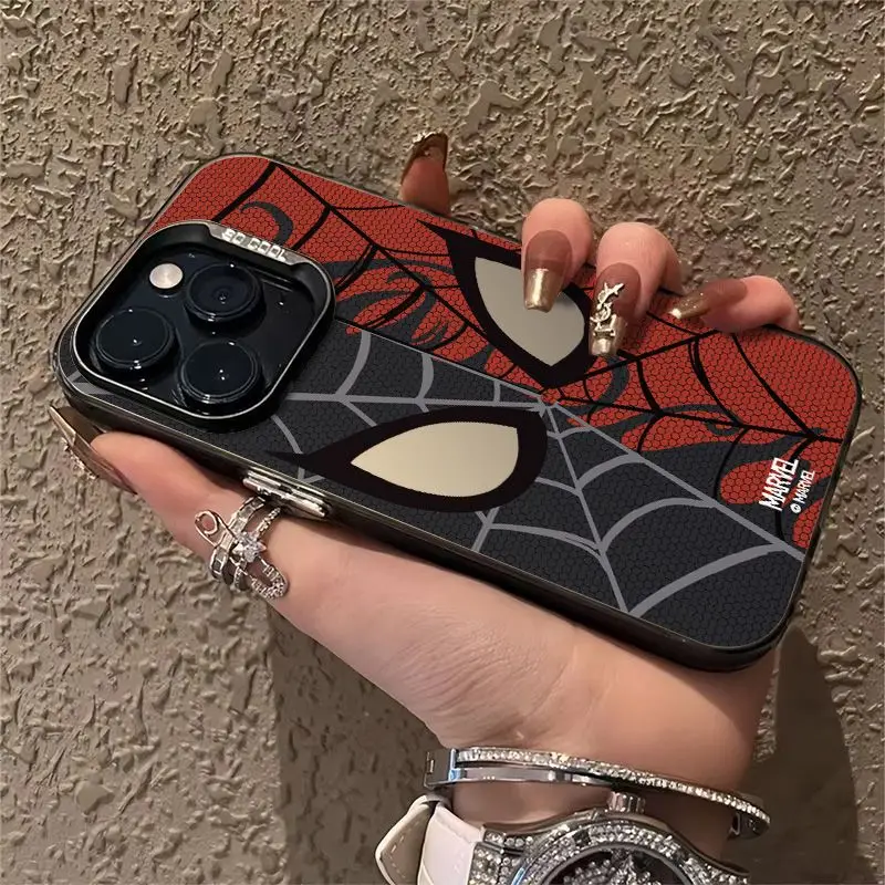 Marvel-Spider-Man-Spider-Net-Black-Red-Cool-Phone-Case-For-iPhone-16-15 ...