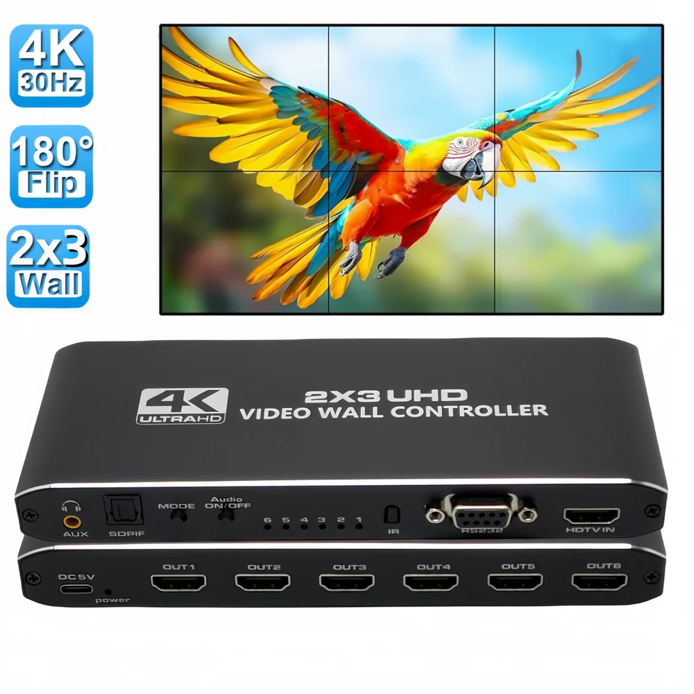HDMI-TV-Video-Wall-Controller-Splicer-Processador-Multi-Screen-Switcher ...