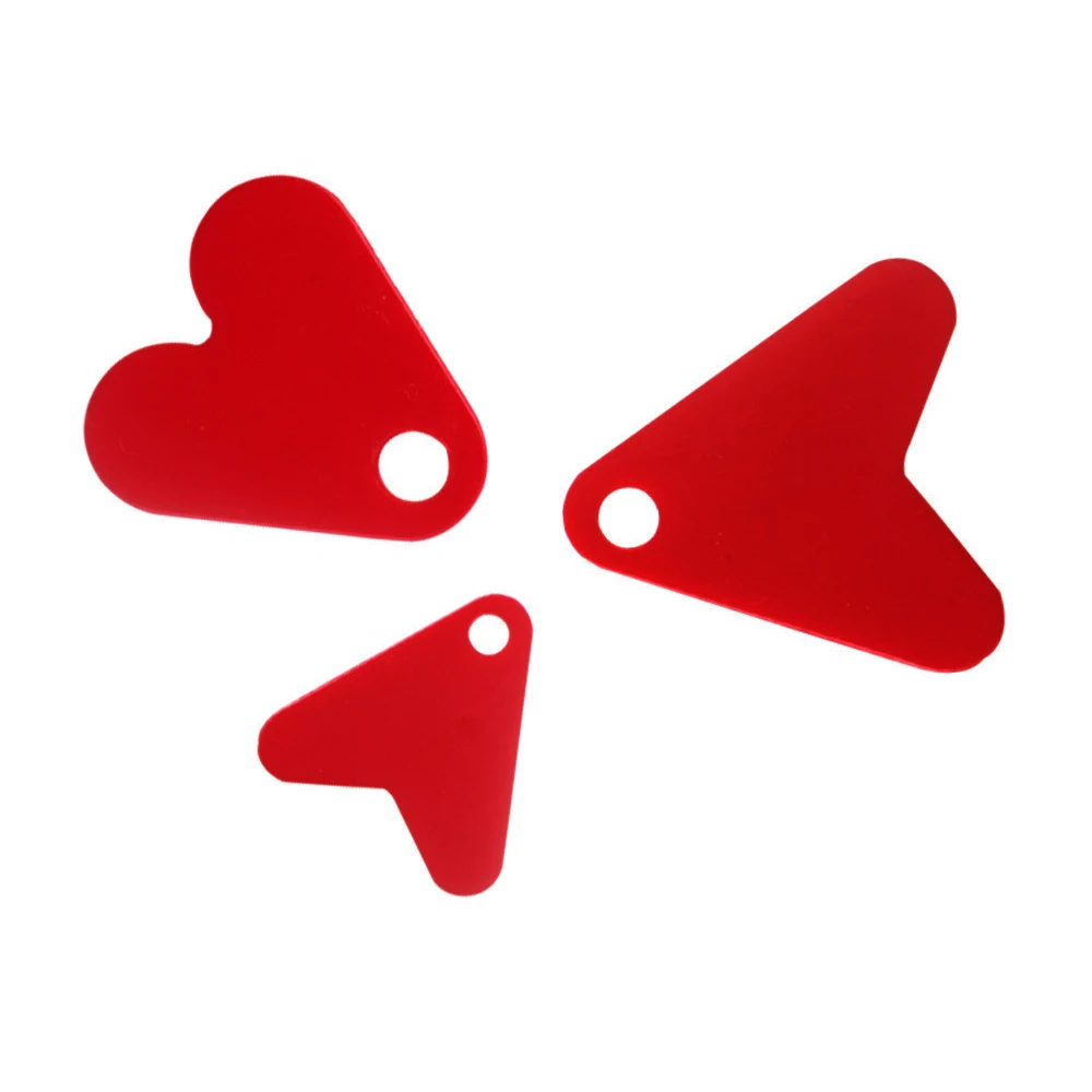 50Pcs-S-M-L-plastic-fishtail-Red-heart-slice-Dummy-bait-glitter-Luya ...