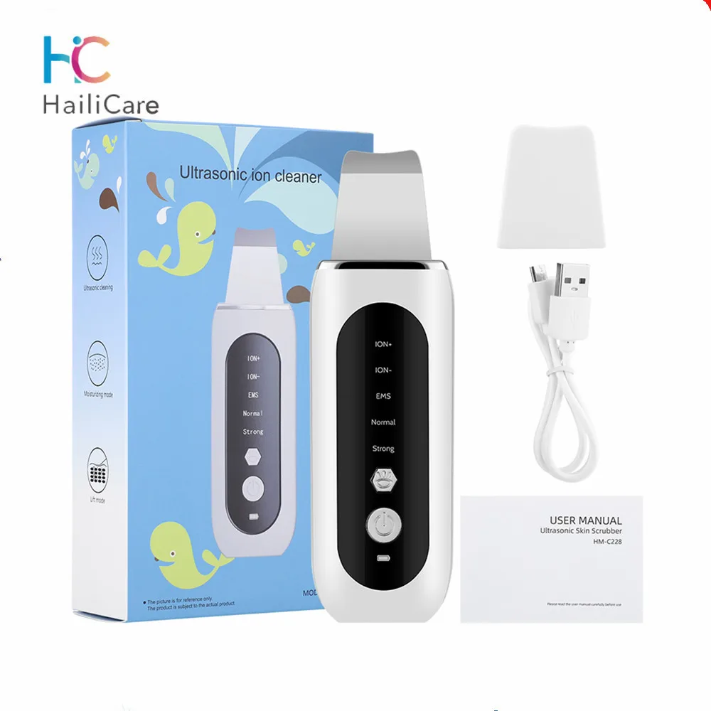 Ultrasonic-Skin-Scrubber-EMS-Microcurrent-Shoveling-Machine-Blackhead ...