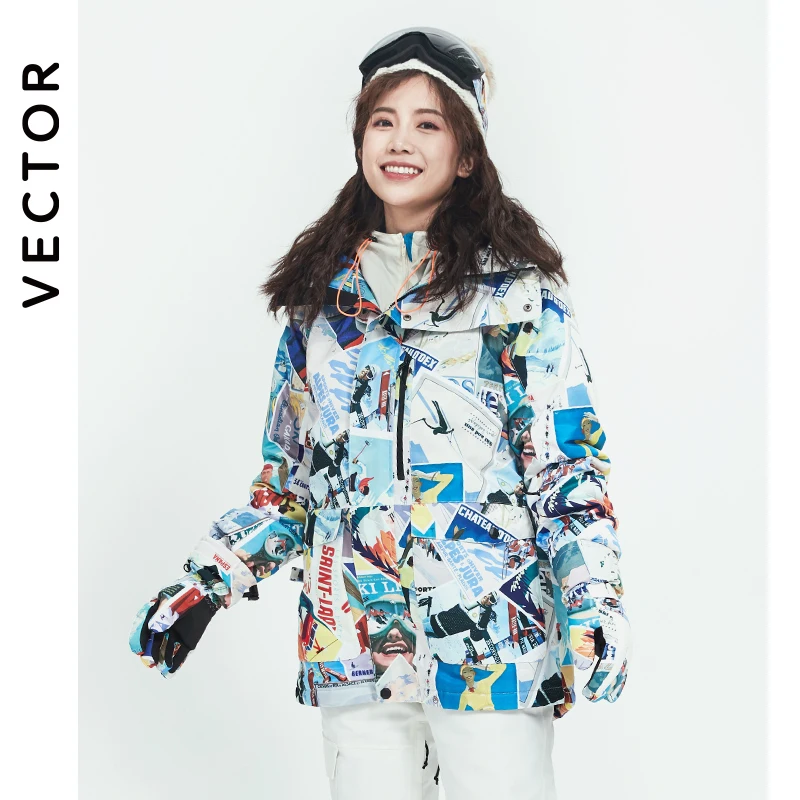 Womens Ski Jackets Patterned