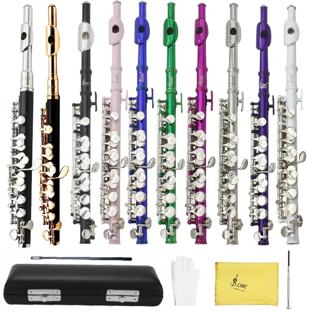 SLADE-Piccolo-16-agujeros-C-Key-Multicolor-Silver-Key-Piccolo-White ...