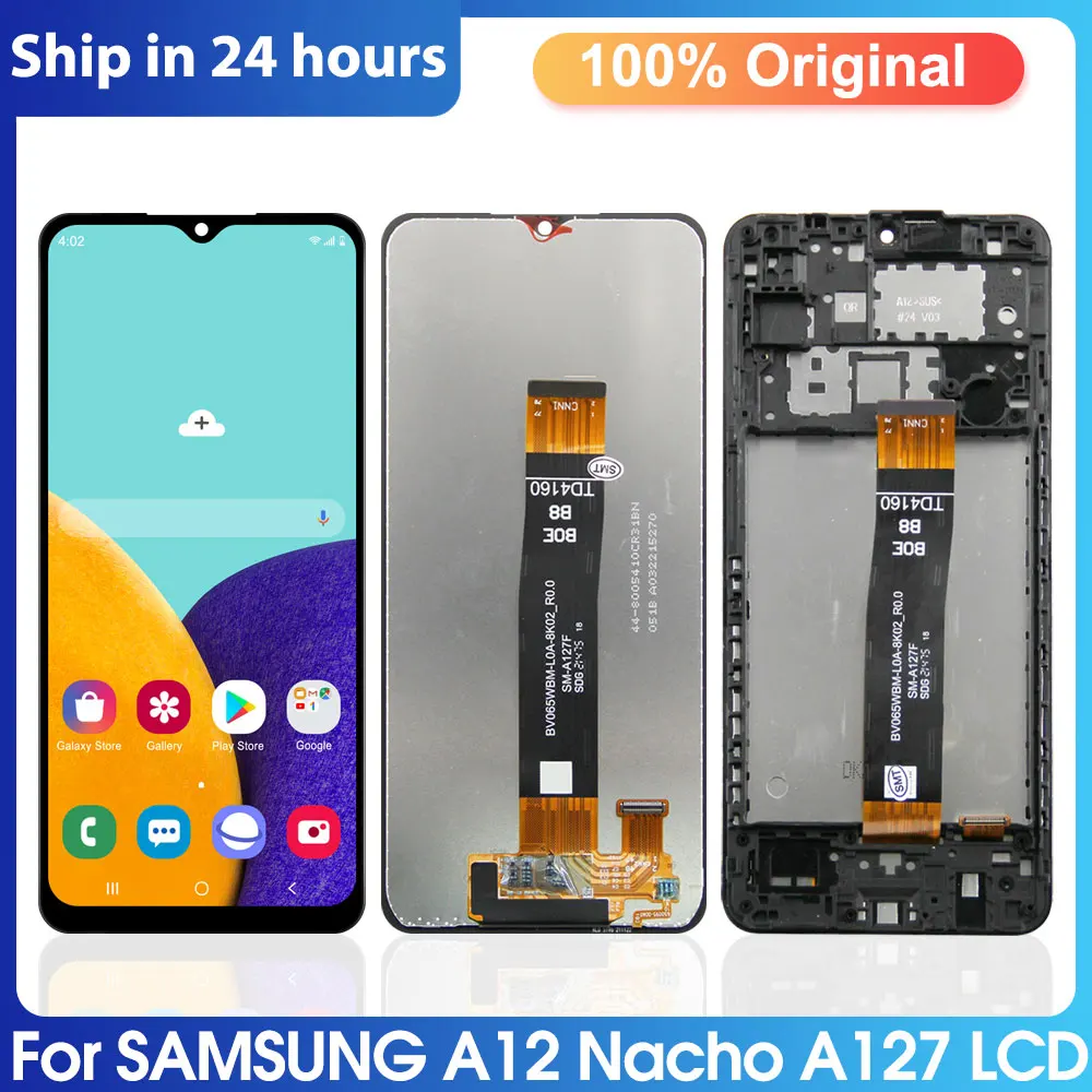 Samsung Galaxy A12 A127f Display | Lcd Touch Screen Replacement ...