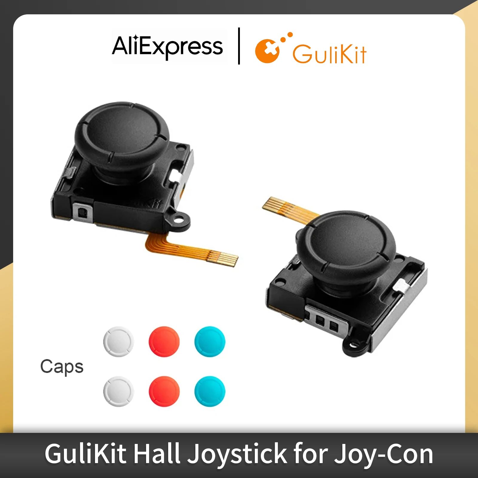 Gulikit-Hall-Sensing-Joystick-for-JoyCon-Replacement-No-Drifting-NS40 ...