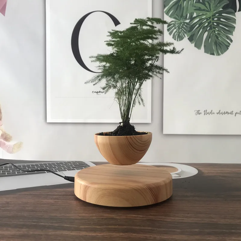 Hot-Sale-Levitating-Air-Bonsai-Pot-Rotation-Planters-Magnetic ...