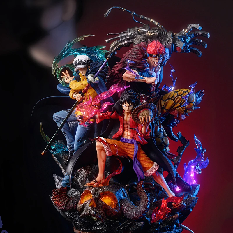 Anime Luffy One Piece Figure Monkey D. Luffy Eustass Kid Trafalgar D ...