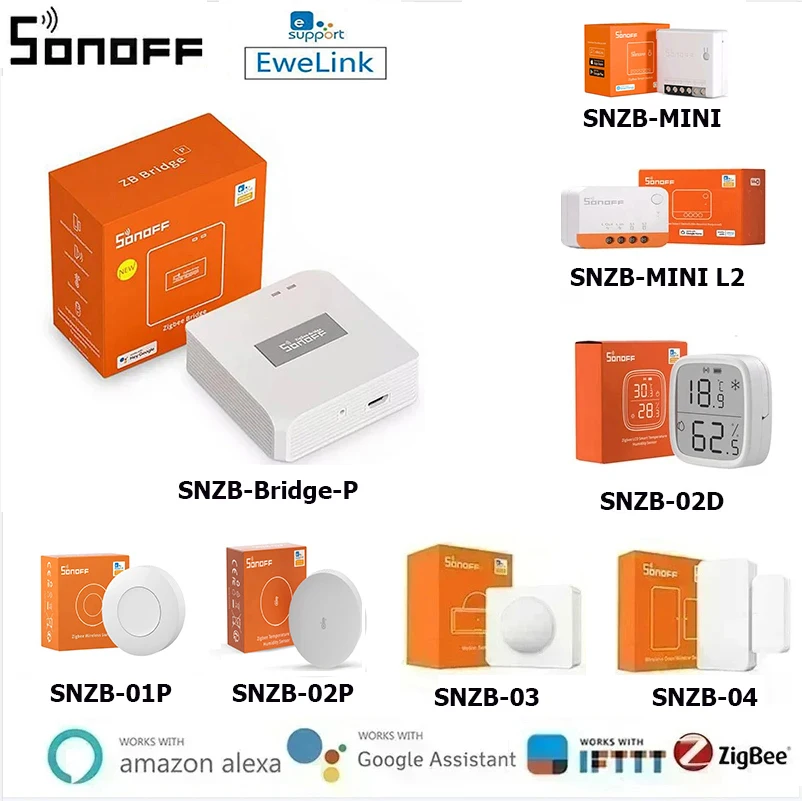 Sonoff-Zb-Bridge-Pro-Sonoff-Zbmini-L2-Snzb-02d-Zigbee-Temperature ...