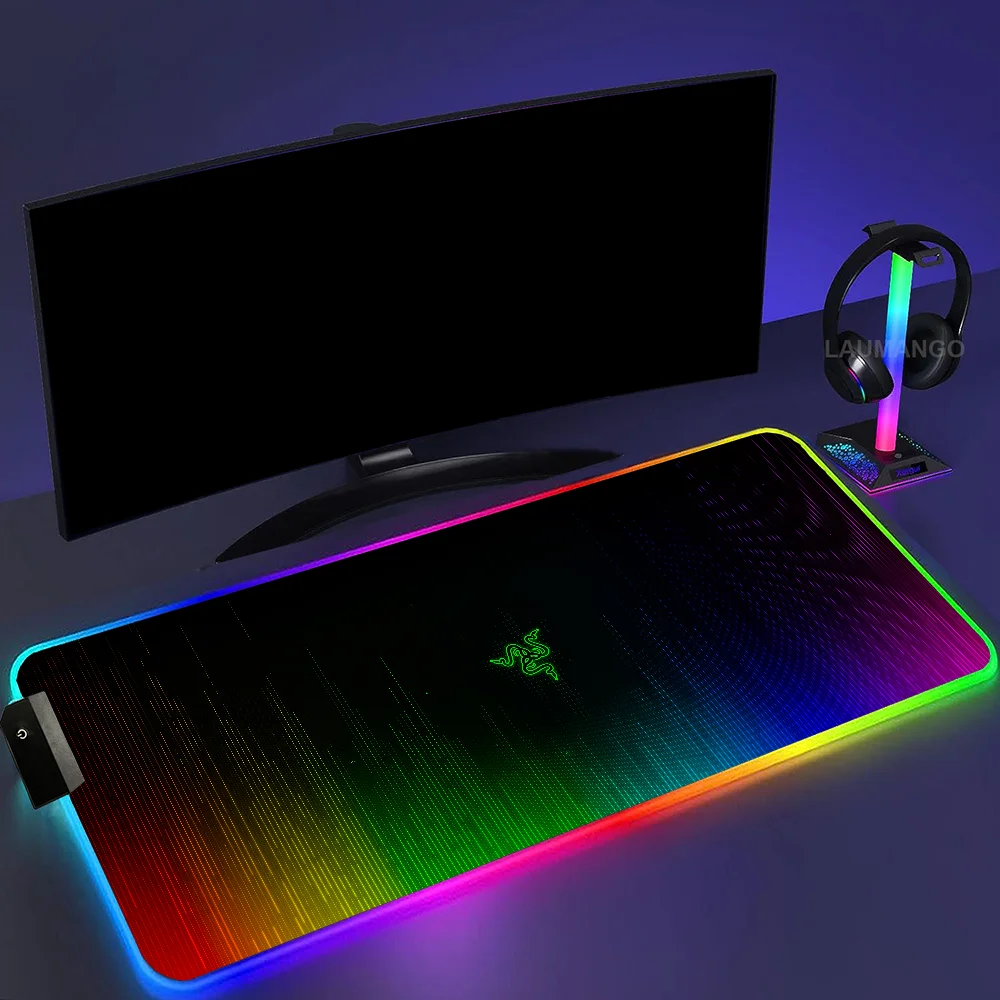RAZER-Anime-Mouse-Pad-RGB-Deskmat-Gaming-Mouse-Mat-Acess-rios-Laptop ...