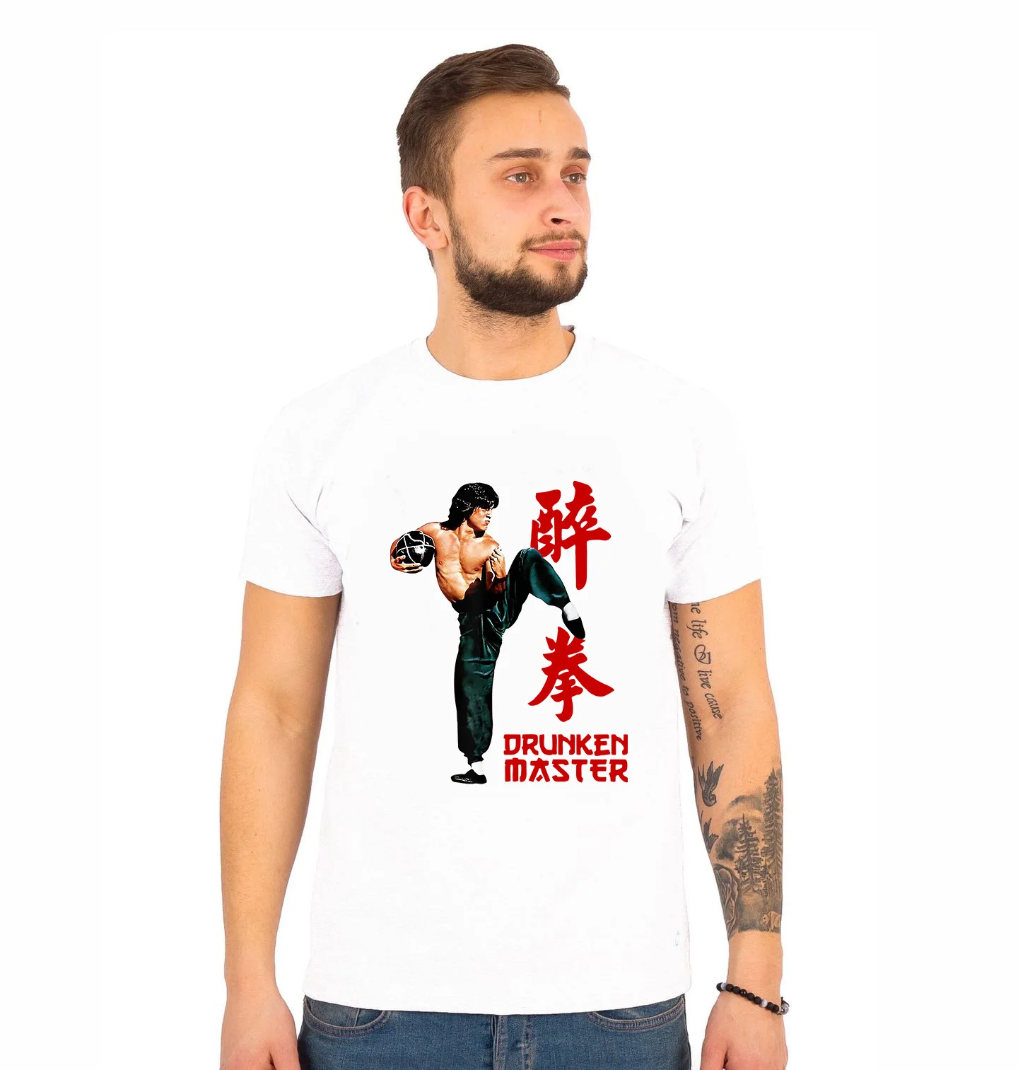 Way Of The Dragon Bruce Lee T Shirt Men Jackie Chan T-shirt Dragon ...