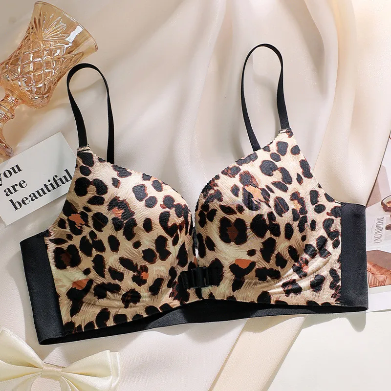 MOYISU Seamless Front Closure Push Up Bra for Small Chest Anti-Sag ...