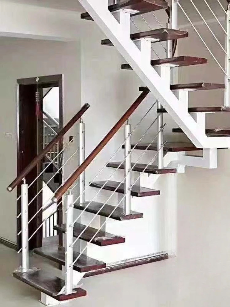 A-o-e-madeira-escada-personalizado-pequeno-porte-dom-stico-interior ...