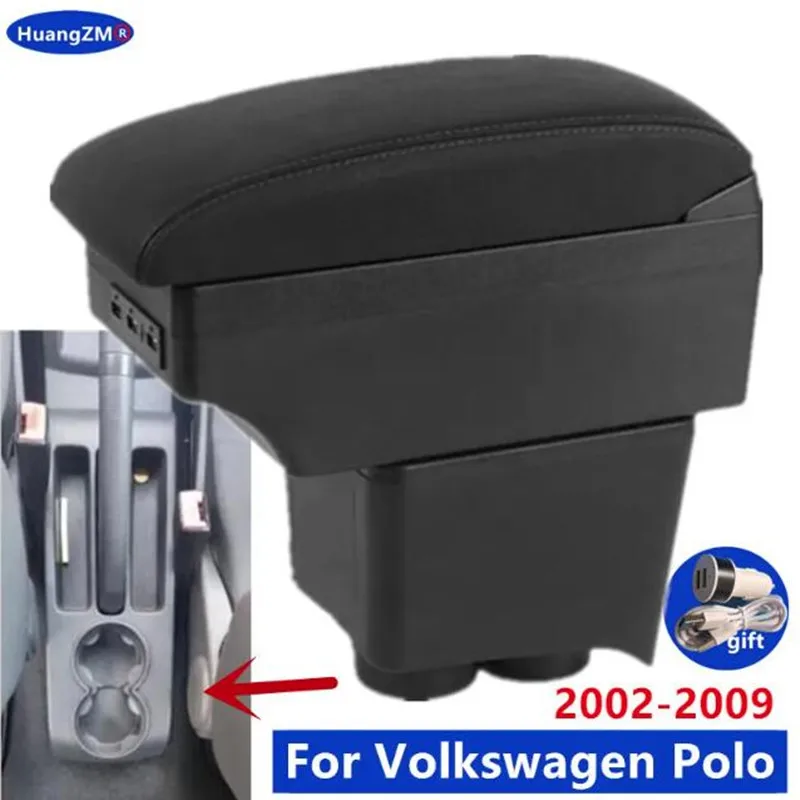 For-Volkswagen-Polo-Armrest-For-VW-Polo-9N-3-Car-Armrest-box-2002-2009 ...