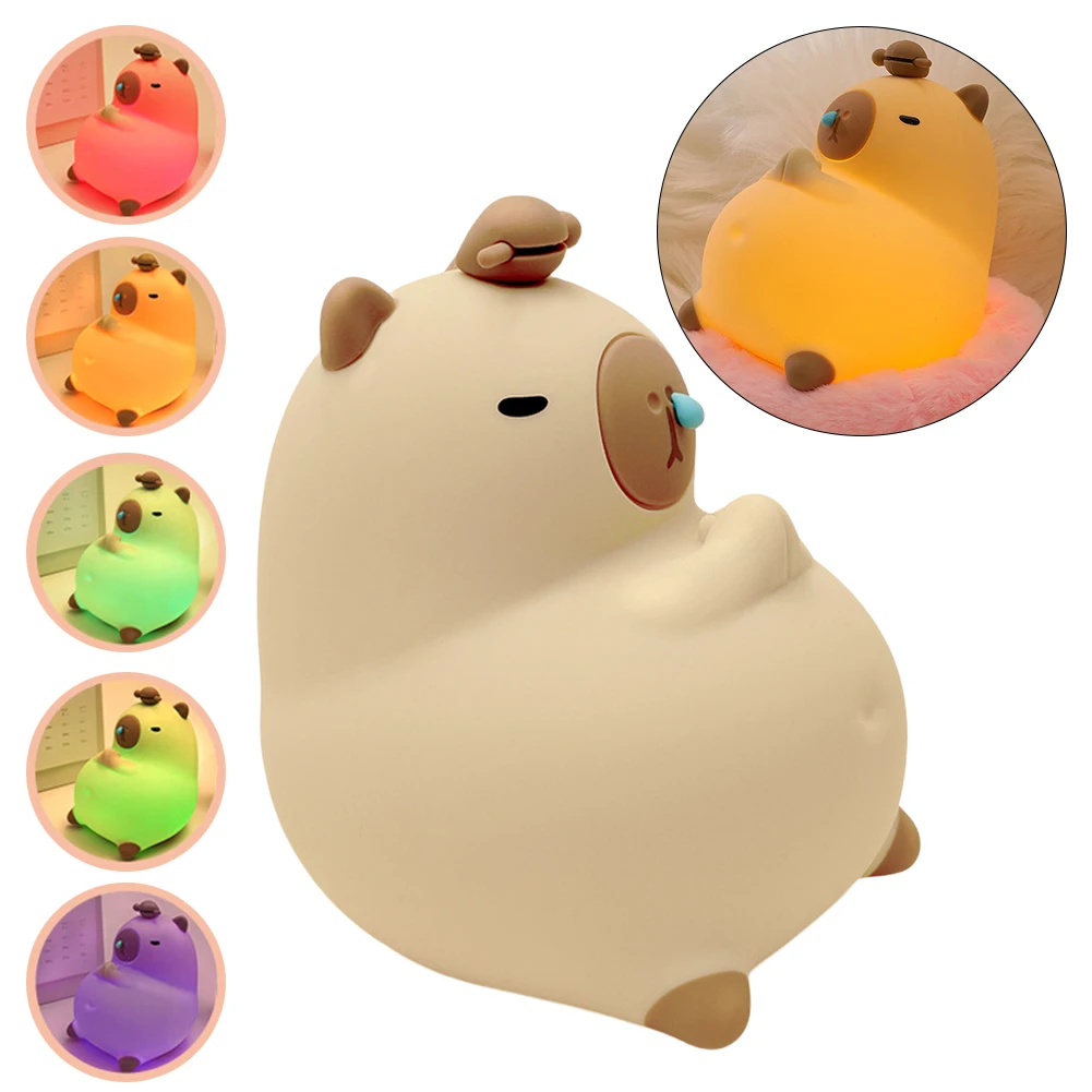 Snotty-Capybara-Night-Light-USB-Rechargeable-Funny-Capybara-Night-Light ...