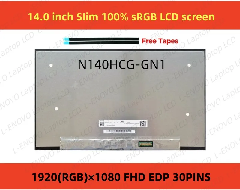 14-0-IPS-Laptop-LCD-Screen-N140HCG-GN1-Fit-LP140WF9-SPD1-B140HAN03-2 ...
