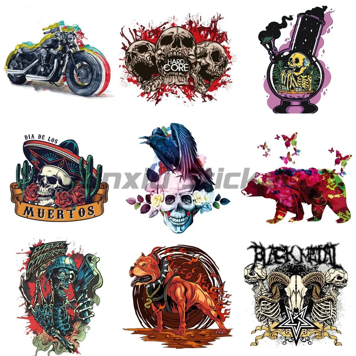 Calcoman-as-de-arte-personalizadas-para-casco-de-motocicleta-pegatinas ...