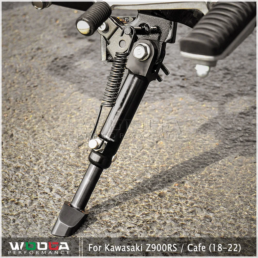 Adjustable-Stand-Kickstand-Black-Road-Style-For-Kawasaki-Z900RS-Cafe ...