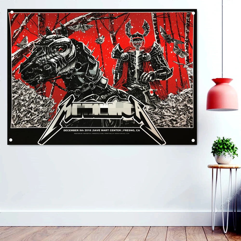 Armored-Knight-Heavy-Metal-Band-Icon-Flags-Tapestry-Rock-Music-Poster ...