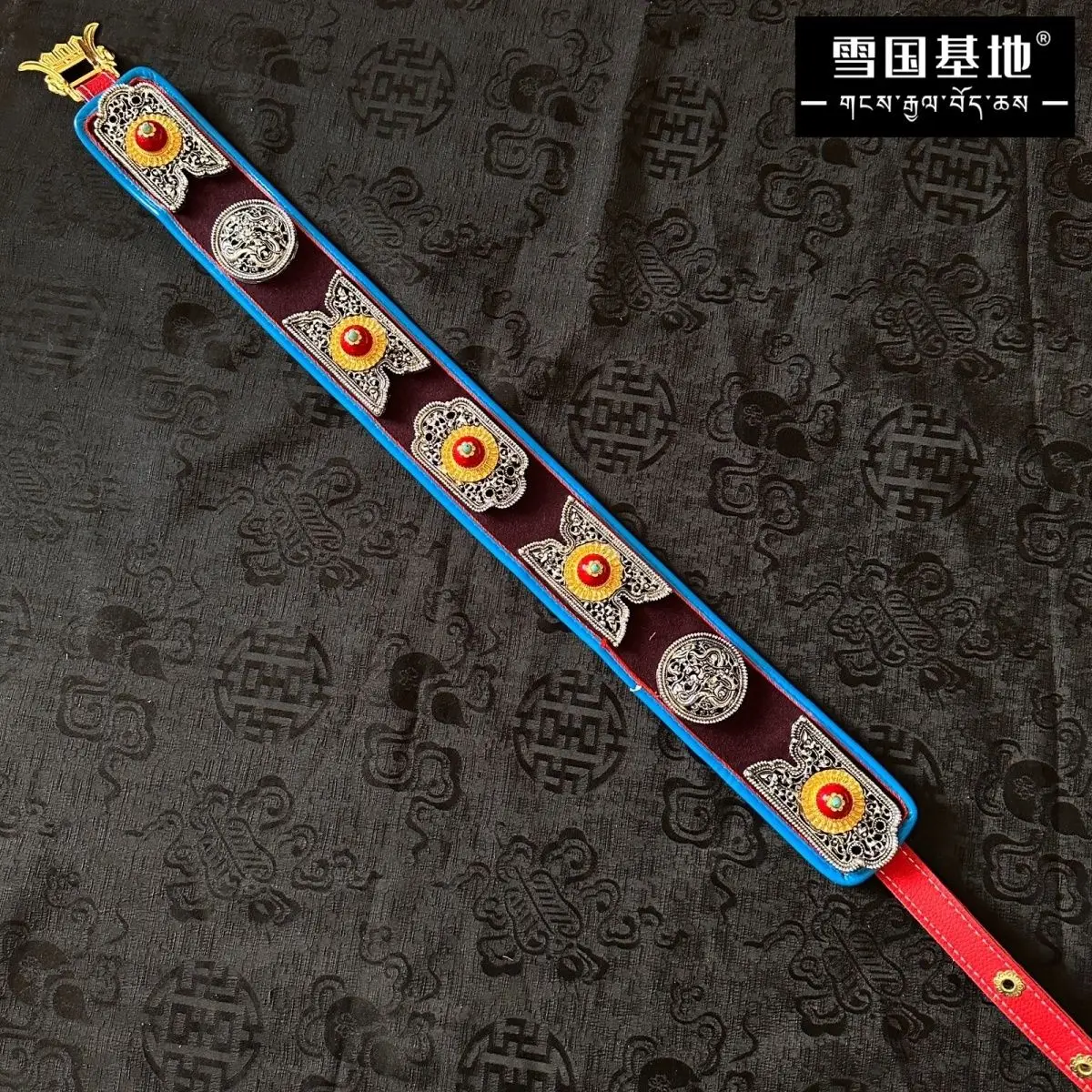 Children's Tibetan antique metal Tibetan clothing Amdo ethnic belt ...