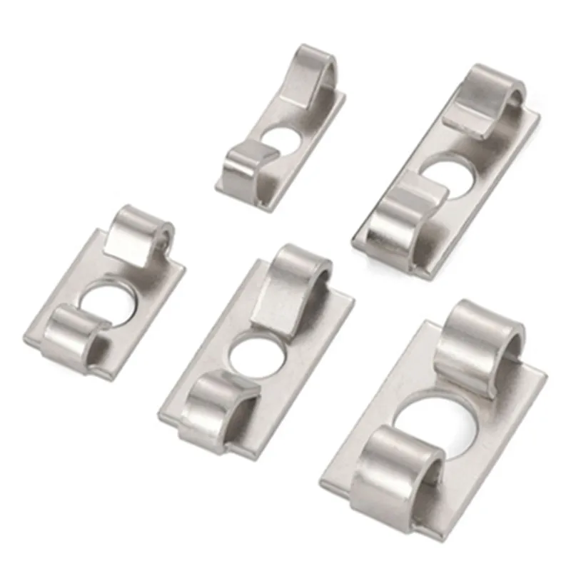 50PC/LOT Spring Elastic Connector 2020 3030 4040 4545 Series Aluminum ...