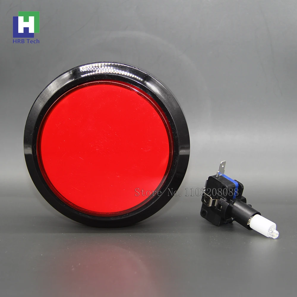 100mm-Big-Round-Push-Button-LED-Illuminated-With-Microswitch-For-DIY ...
