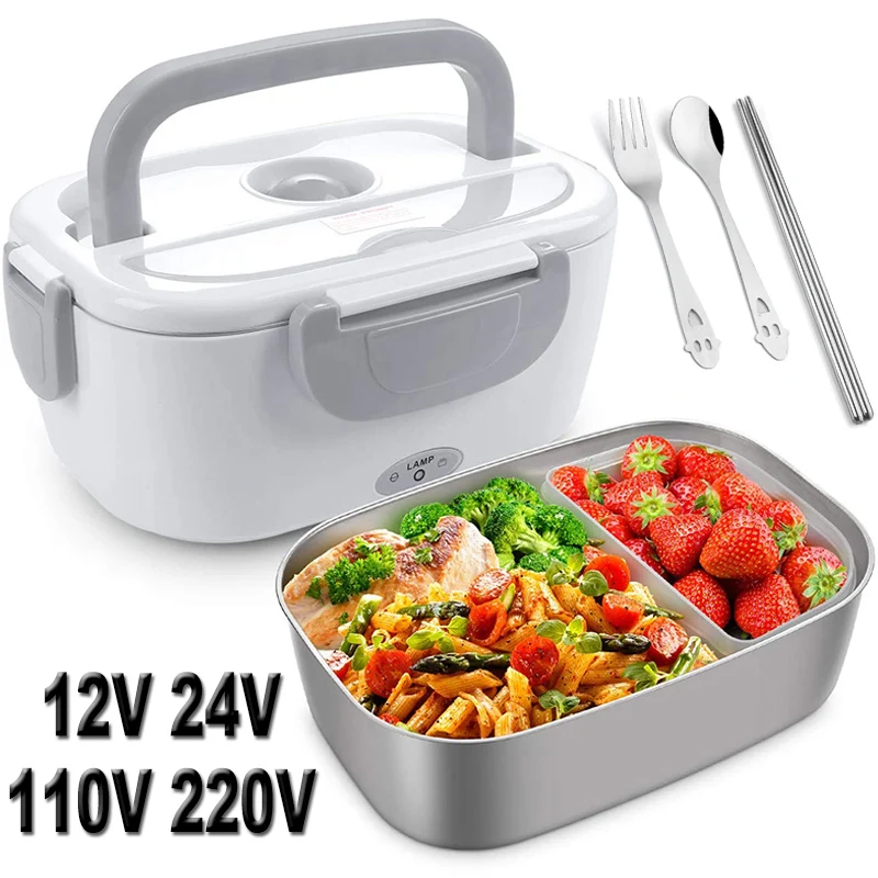 Stainless-Steel-Electric-Lunch-Box-220V-110V-24V-12V-Portable-Picnic ...