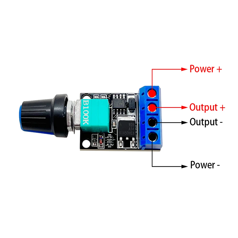5V 12V 10A Voltage Regulator PWM DC Motor Speed Controller Governor Stepless Speed Regulator LED ...